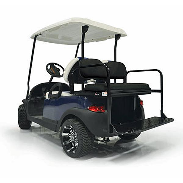 Rear Flip Seat Kit Club Car Precedent - Black – Custom Carts